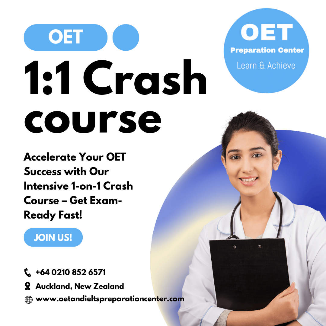 OET One to One - Crash Course – OET & IELTS Preparation center